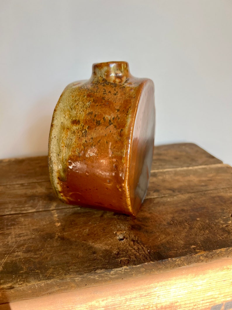 Wood Fired Oval Vase - Etsy