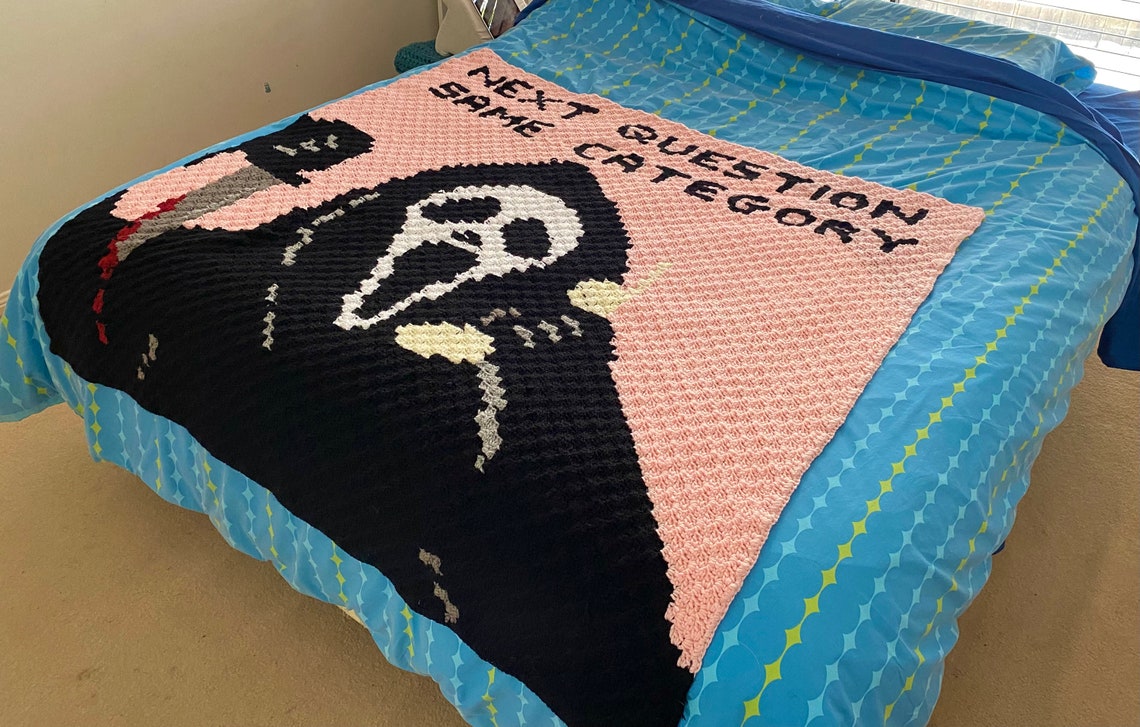 Scream Blanket Pattern C2C - Etsy