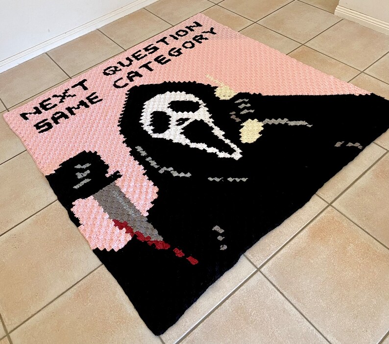 Scream Blanket Pattern C2C - Etsy