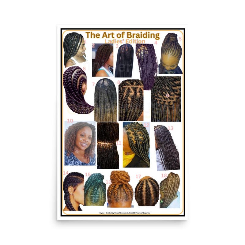 Box Braids Art - Etsy