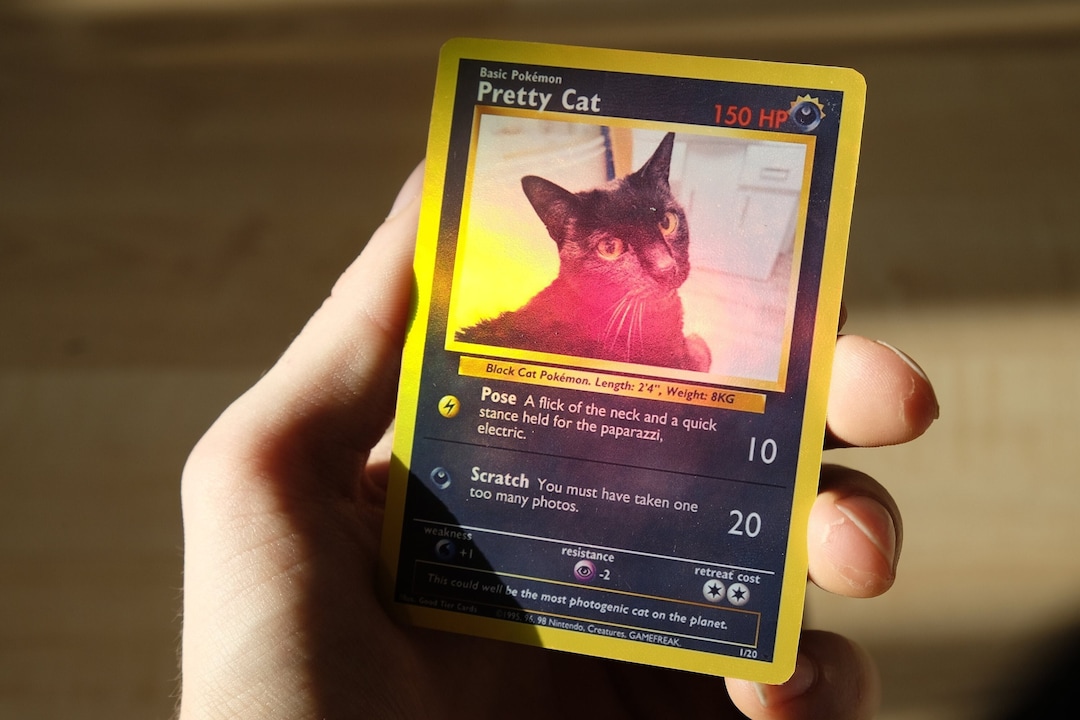 Fully Custom Poké Card - Etsy