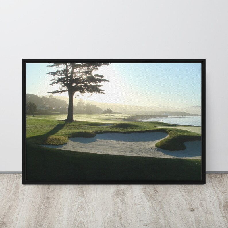 Pebble Beach Golf Course 18th Hole Canvas. - Etsy