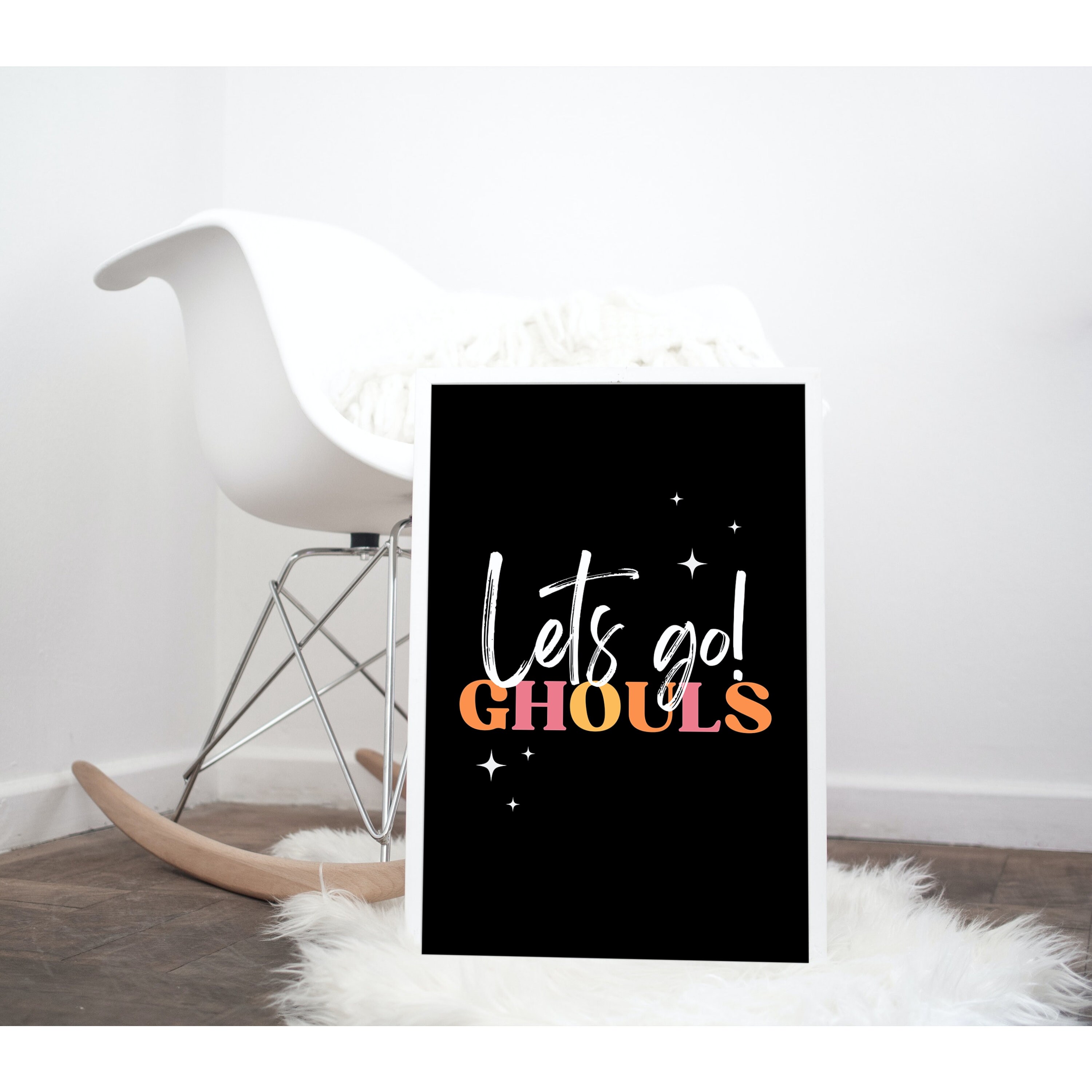 Pink Pastel Spooky Halloween Printable Art, Spooky Season, Spooky Decor ...