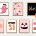 Pink Pastel Spooky Halloween Printable Art, Spooky Season, Spooky Decor ...
