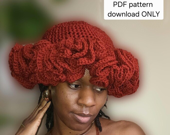 Basic Ruffle Hat Pattern - Etsy Canada