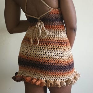 Crochet Ruffle Dress variety Colors - Etsy