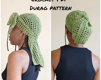 Lacy Crochet Headwrap | Lacy Crochet Durag | Boho Chic & Handmade ...