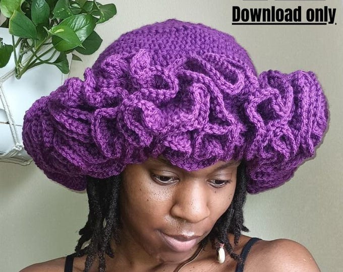 Basic Ruffle Hat Pattern - Etsy Canada