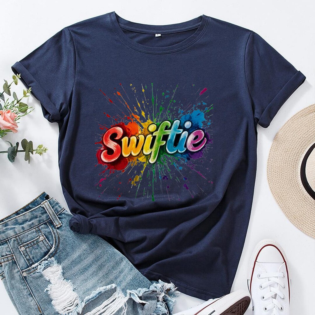 Swiftie Colorful Rainbow Splash Shirt, Perfect Swiftie Gift Idea ...
