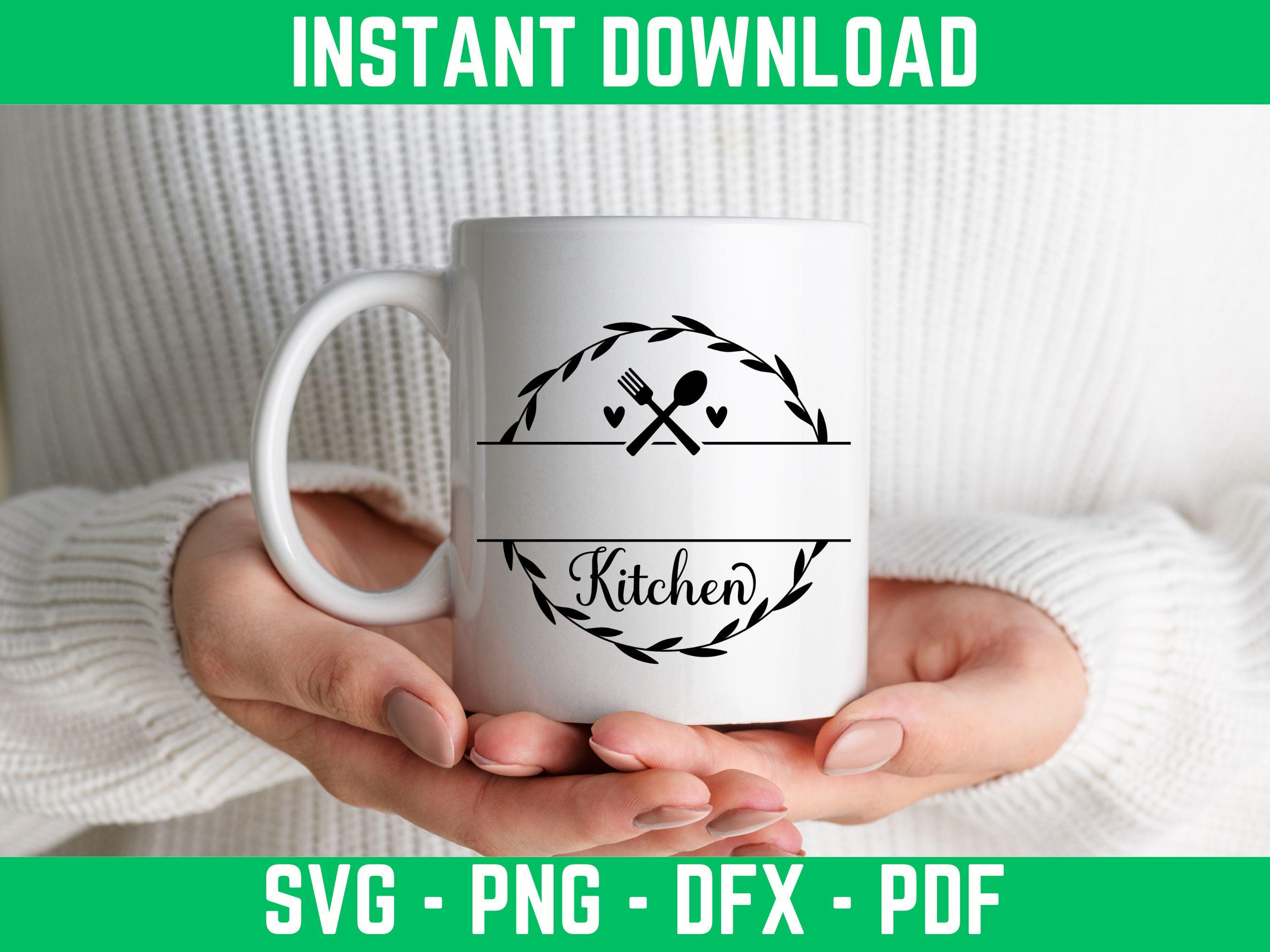 Kitchen Monogram SVG Bundle, Family Monogram SVG File, Cricut Cut File ...