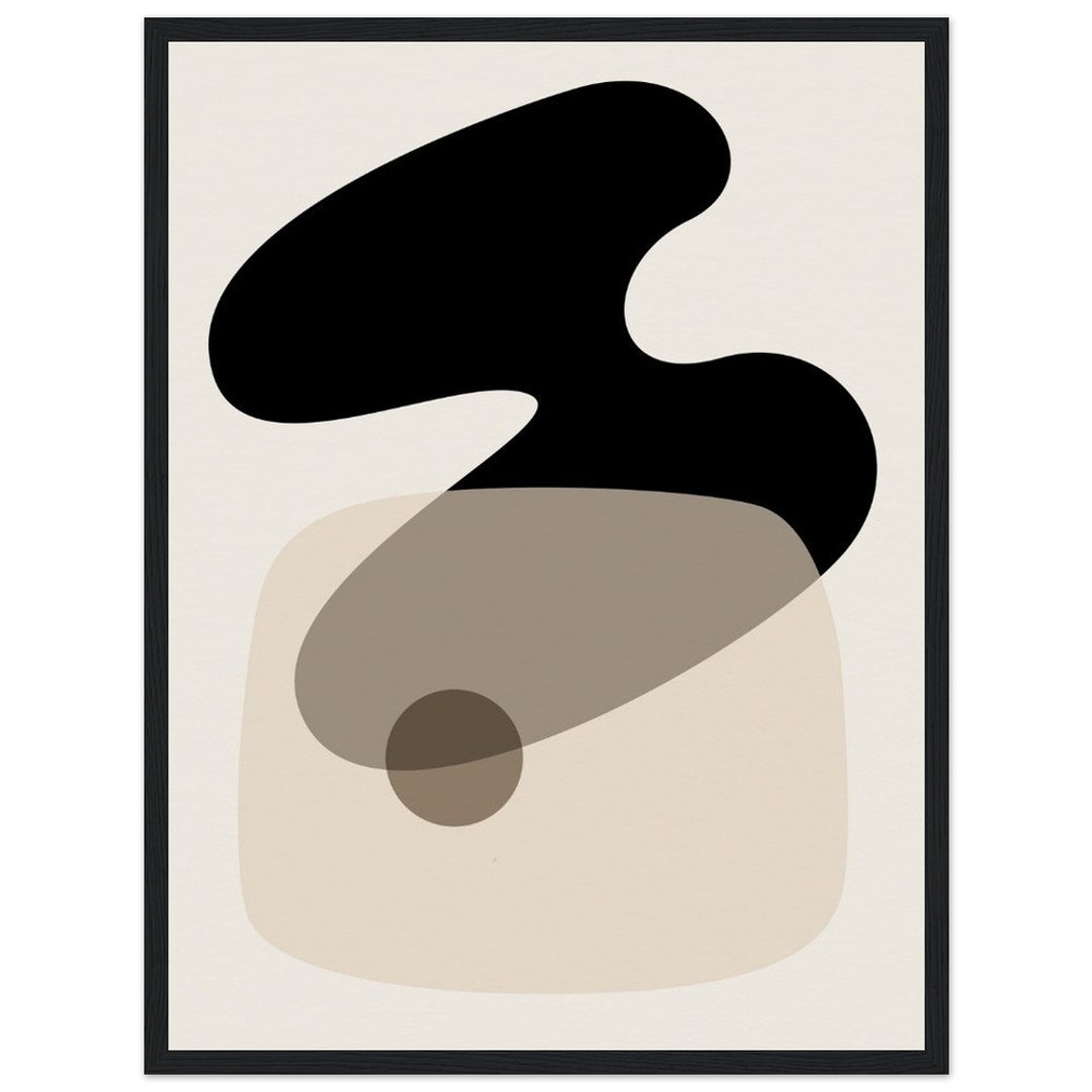 Mood Wall Art for Office Abstract Wall Decor Shapes Abstract Wall Art ...