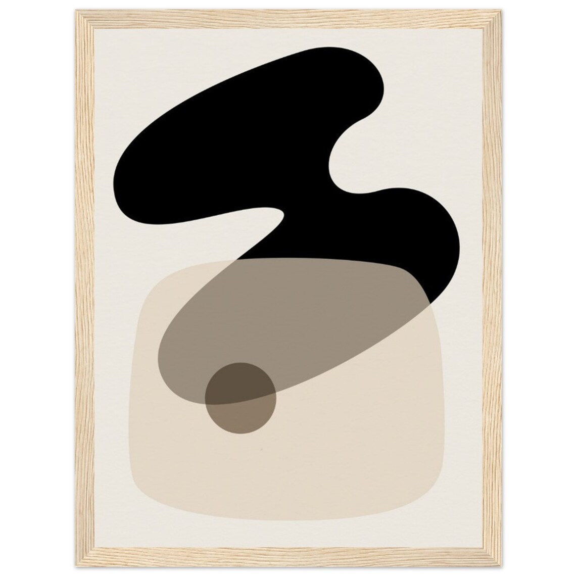 Mood Wall Art for Office Abstract Wall Decor Shapes Abstract Wall Art ...