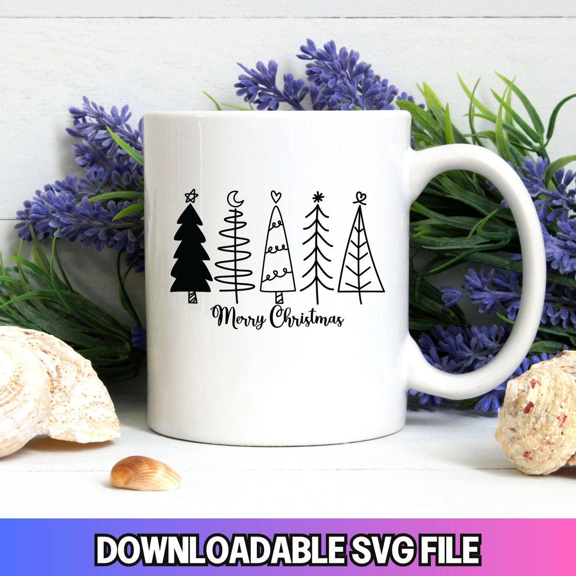 Christmas SVG Bundle Design for Cutting Machine, Merry Christmas SVG ...
