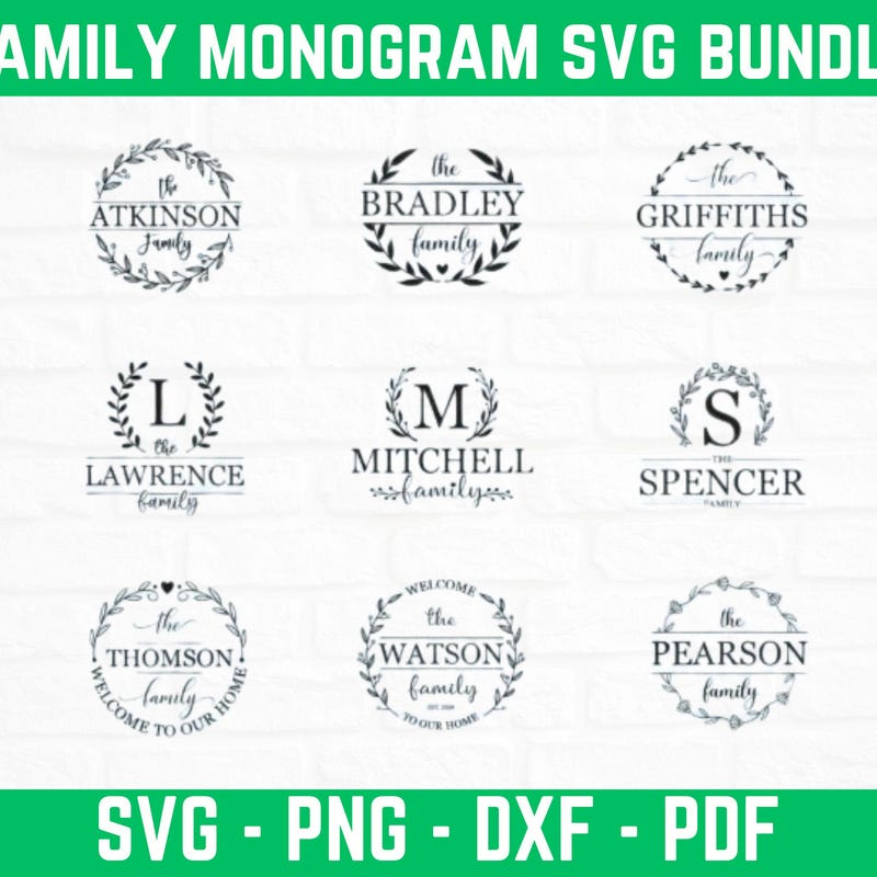 Family Crest Svg - Etsy