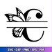 Split Monogram Bundle SVG File Alphabet Svg File Letter Svg Cricuit ...