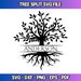 Tree Split SVG Split Monogram Svg File Tree Split Monogram Svg for ...