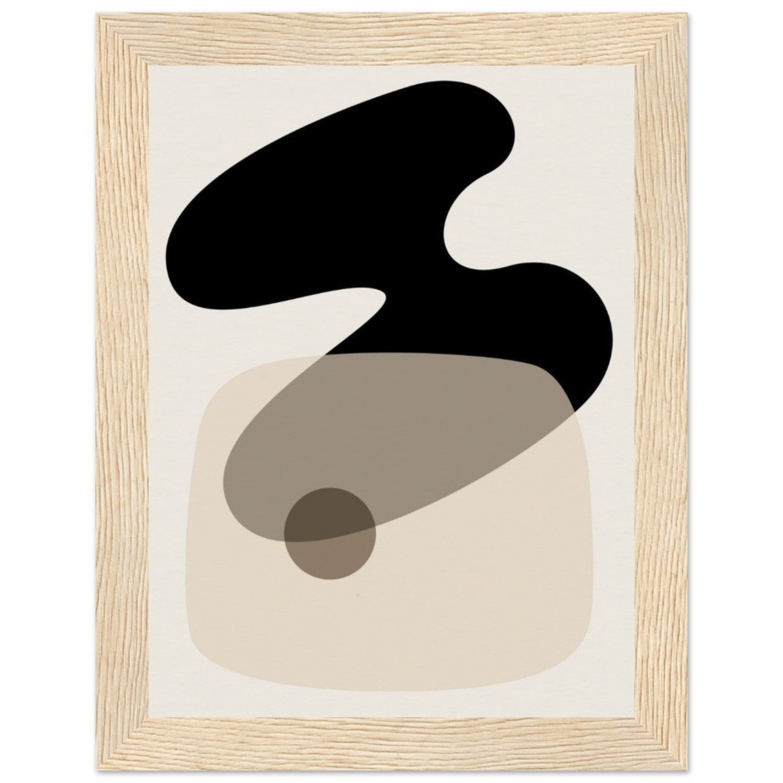 Mood Wall Art for Office Abstract Wall Decor Shapes Abstract Wall Art ...