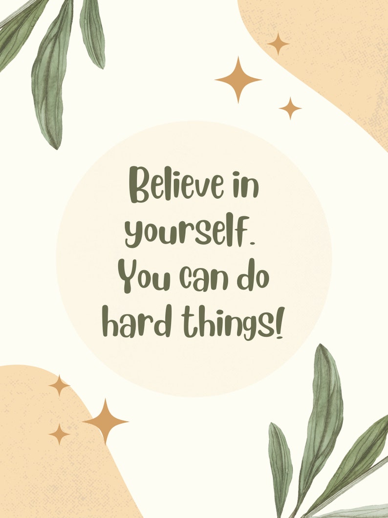 Believe in Yourself" Digital Poster Download Southwest Style ...
