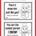 Christmas Cards to Color | Printable Kids Holiday Cards | Hand-drawn ...