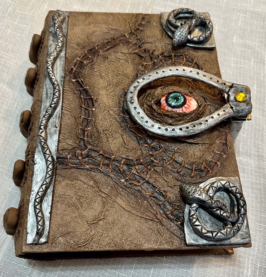 Hocus Pocus Inspired Spell Book Handmade (8.5x6x2”) - Smaller Version ...