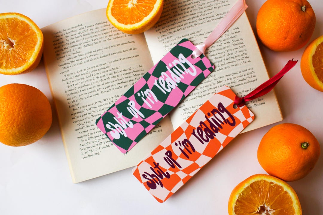Shut up I’m Reading Bookmark | Funny Bookmarks for Readers ...
