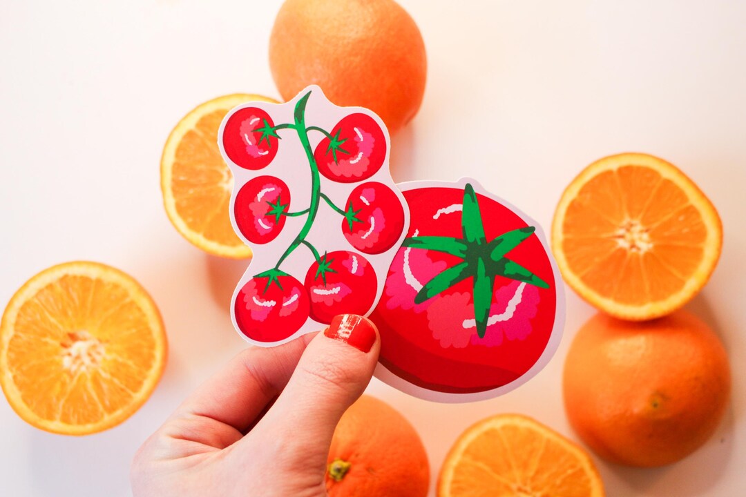 Tomato Stickers | Vinyl Sticker | High Quality Decals | Laptop Sticker ...