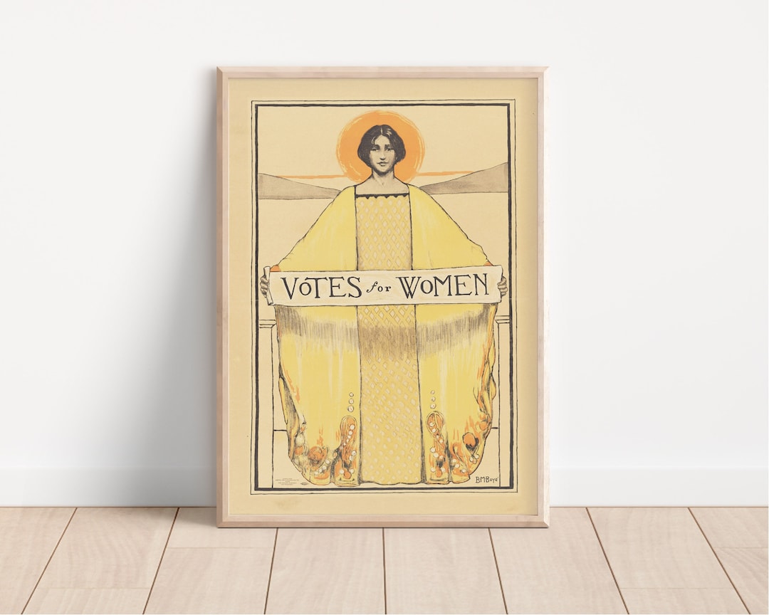 Votes for Women Sign Suffrage Poster Suffragette Vintage Poster ...