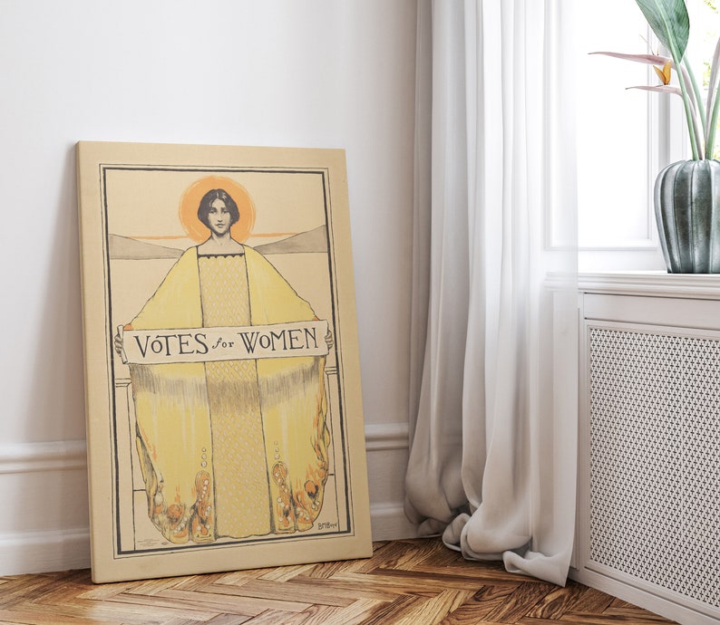 Votes for Women Sign Suffrage Poster Suffragette Vintage - Etsy