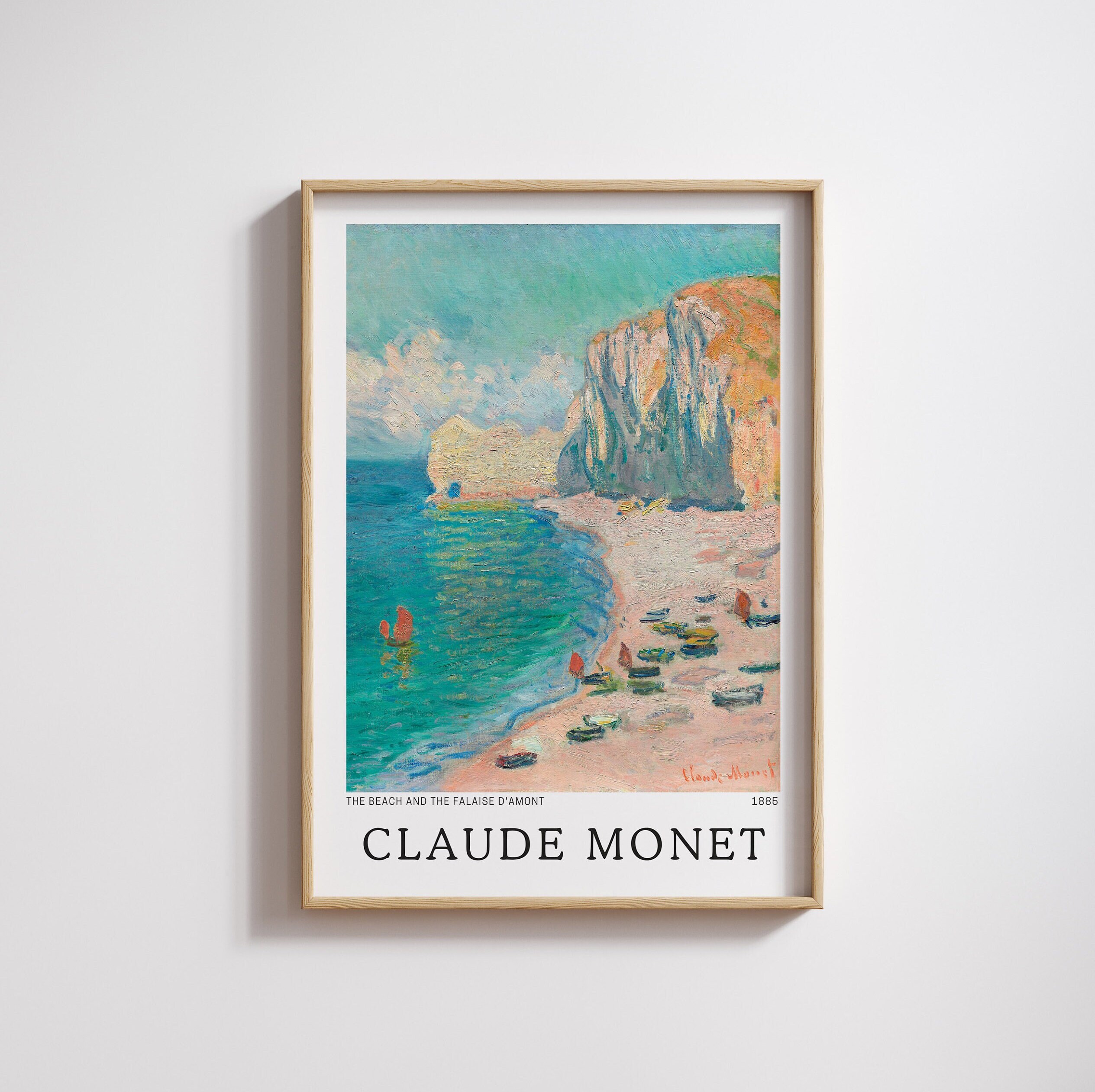 Claude Monet Poster Set of 6 Art Prints Vintage Exhibition - Etsy