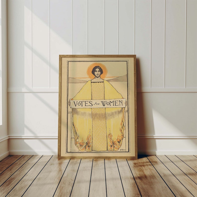 Votes for Women Sign Suffrage Poster Suffragette Vintage Poster ...