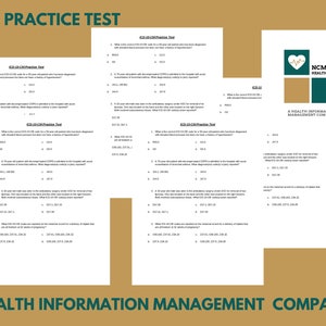 ICD-10-CM Practice Test | Mcq’s Questions | Practice Questions ...