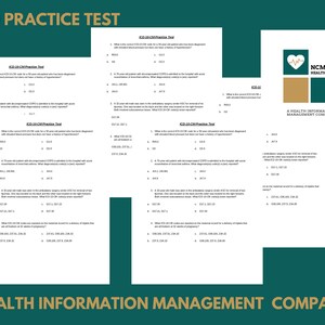 Icd 10 Cm Practice Test Mcq S Questions Practice Questions