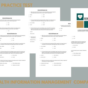 ICD-10-CM Practice Test | Mcq’s Questions | Practice Questions ...