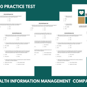 ICD-10-CM Practice Test | Mcq’s Questions | Practice Questions ...