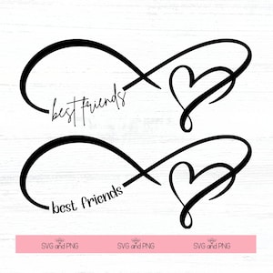 BFF Best Friends (for) Infinity, Best Friends Forever, Infinity Design ...
