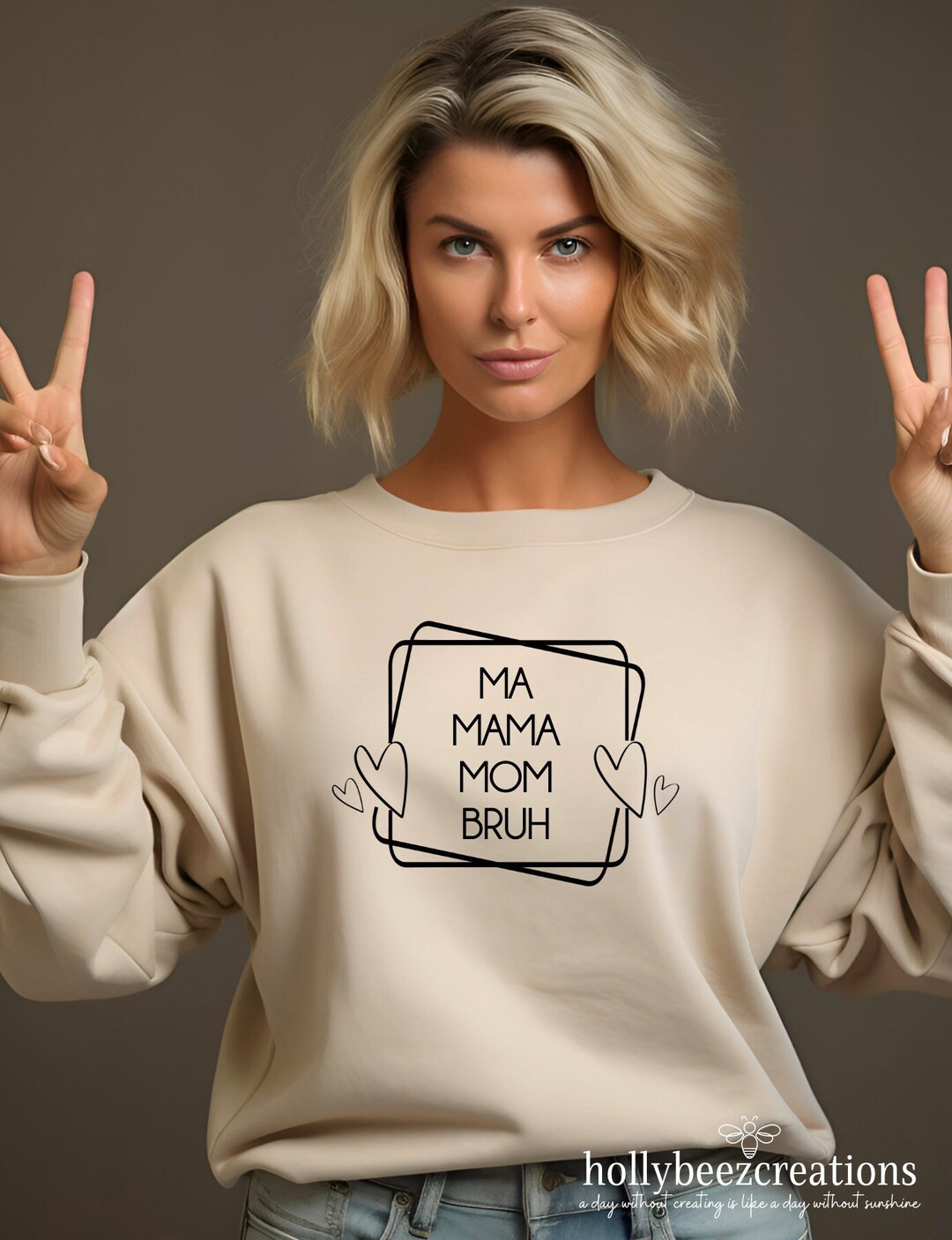 Digital Funny Mom Shirt Ma Mama Mom Bruh Png Svg Files Sublimation