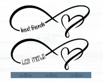 BFF Best Friends for Infinity, Best Friends Forever, BFF Shirt ...