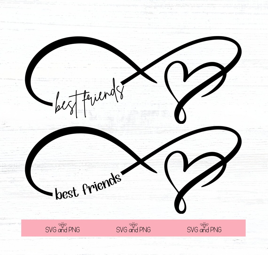 BFF Best Friends (for) Infinity, Best Friends Forever, Infinity Design ...