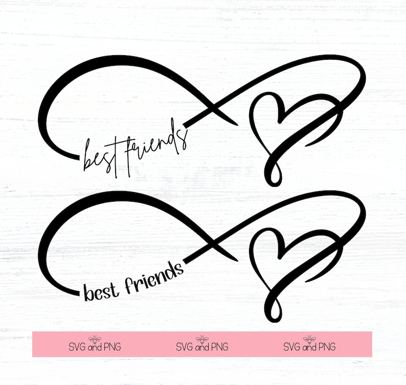 BFF Best Friends (for) Infinity, Best Friends Forever, Infinity Design ...