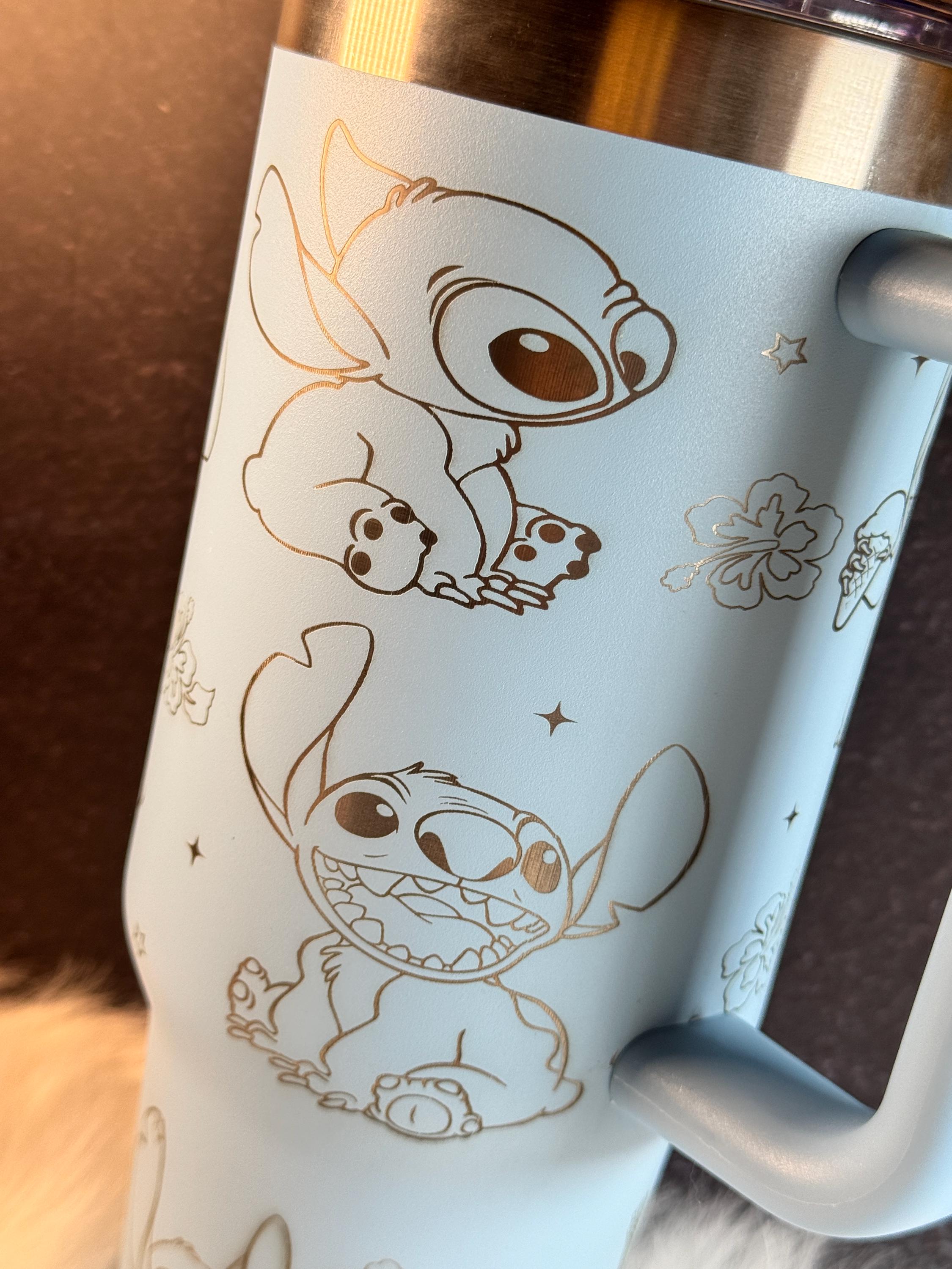40 Oz Engraved Stitch Drink Tumbler Great Gift - Etsy