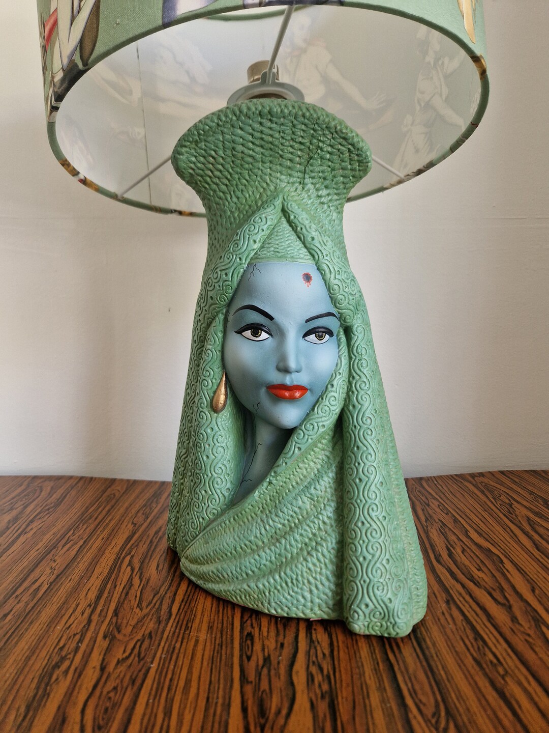 Zombie Flamenco Pin-up Girl Table Lamp - Etsy