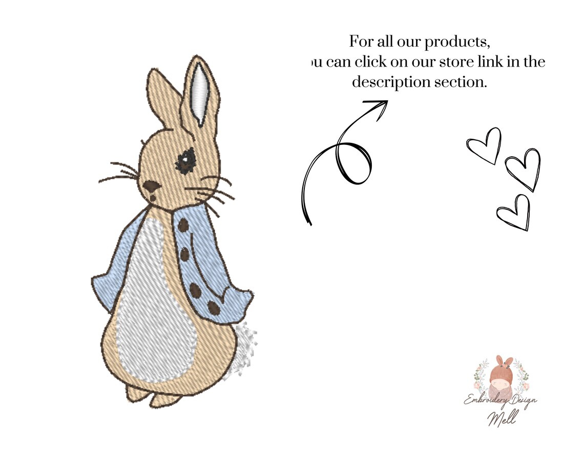 The Tale of Peter Rabbit Embroidery Machine Digital Files , Peter ...