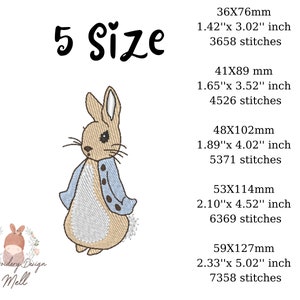 The Tale of Peter Rabbit Embroidery Machine Digital Files , Peter ...
