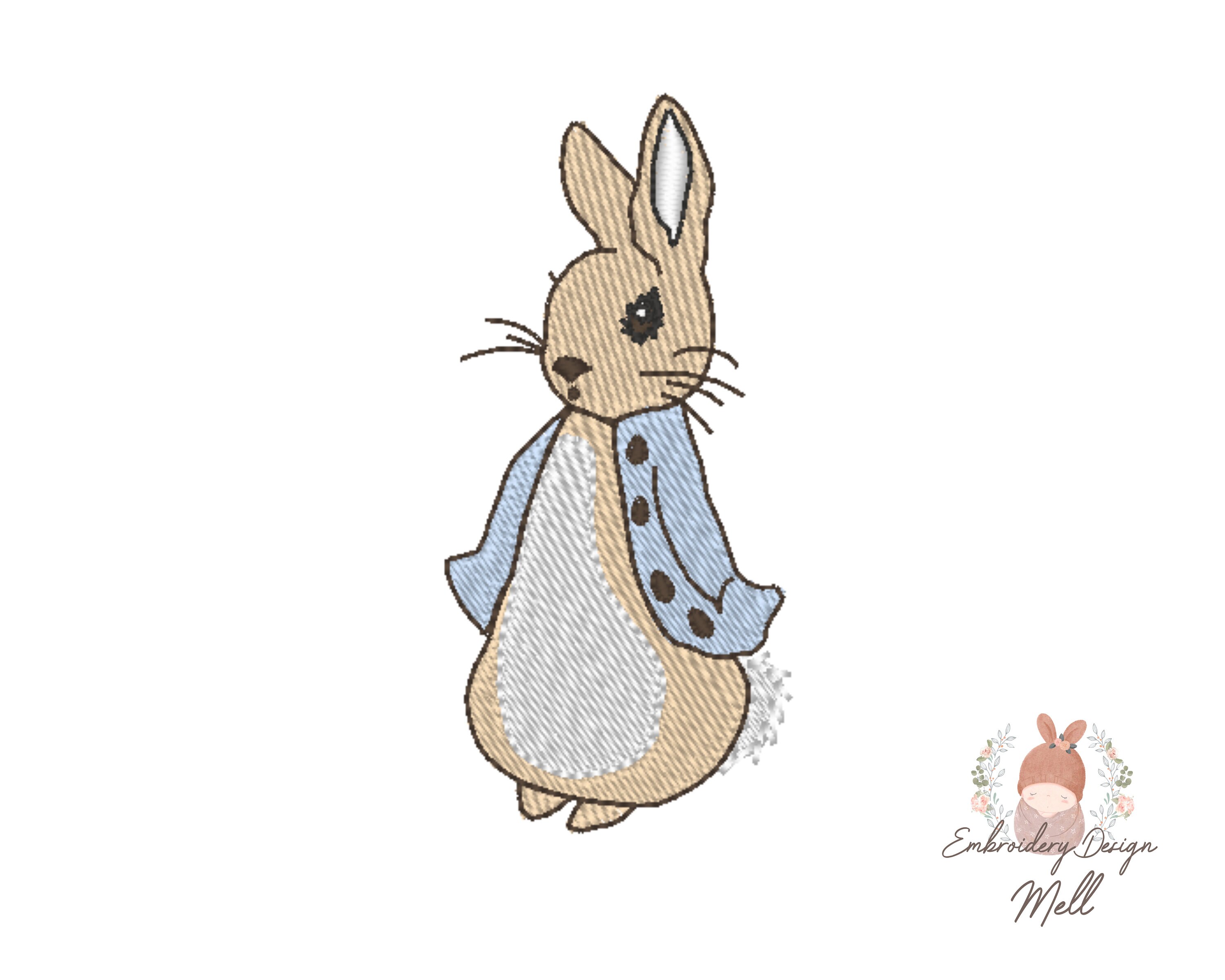 The Tale of Peter Rabbit Embroidery Machine Digital Files , Peter ...