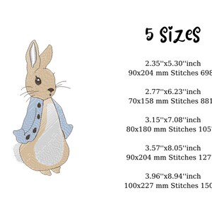 The Tale of Peter Rabbit Embroidery Machine Digital Files , Peter ...