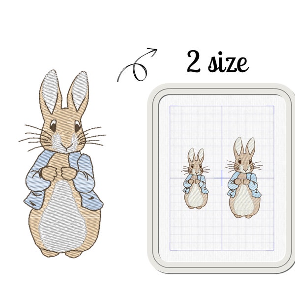 Peter Rabbit Embroidery File Boy - Etsy