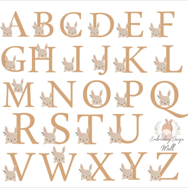 Melco Embroidery Font - Etsy