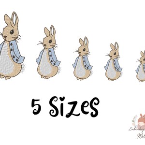 The Tale of Peter Rabbit Embroidery Machine Digital Files , Peter ...