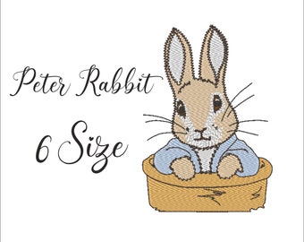 The Tale of Peter Rabbit 3 Inch 4 Inch , Embroidery Machine Pattern ...