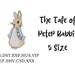 The Tale of Peter Rabbit Embroidery Machine Digital Files , Peter ...